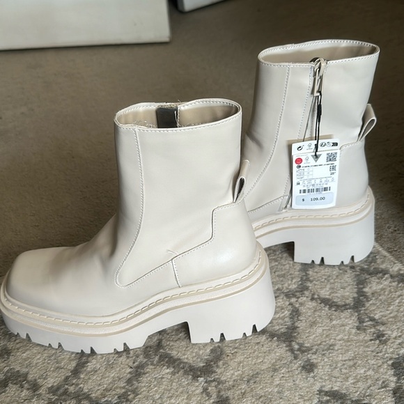 Zara | Shoes | Zara Lug Sole Ankle Boot | Poshmark